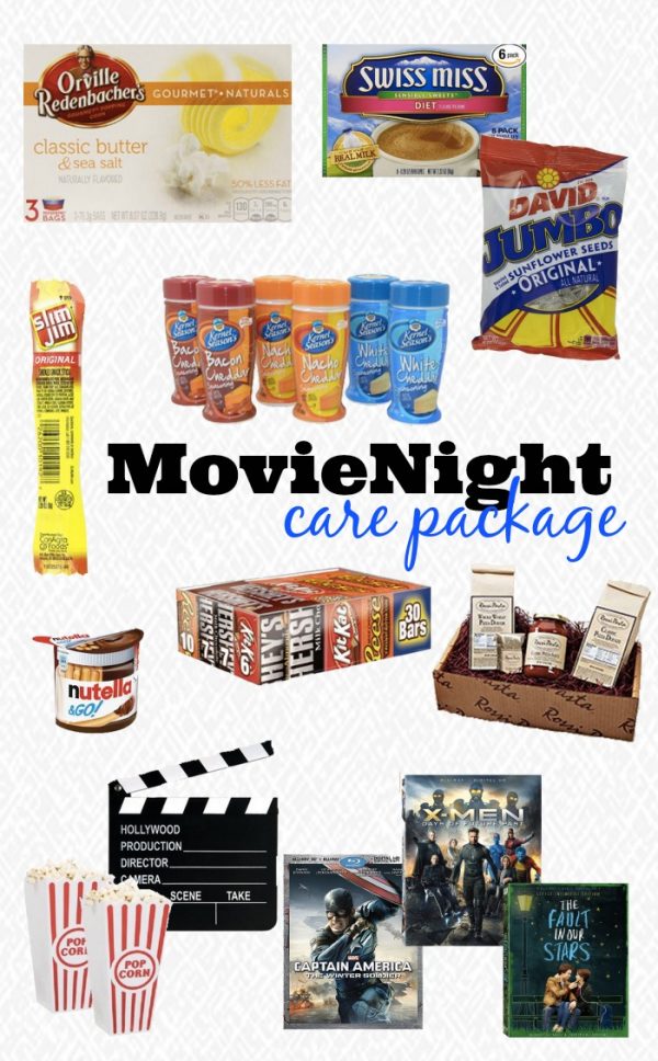 Movie Night Care Package Ideas for your College Student - The Love Nerds
