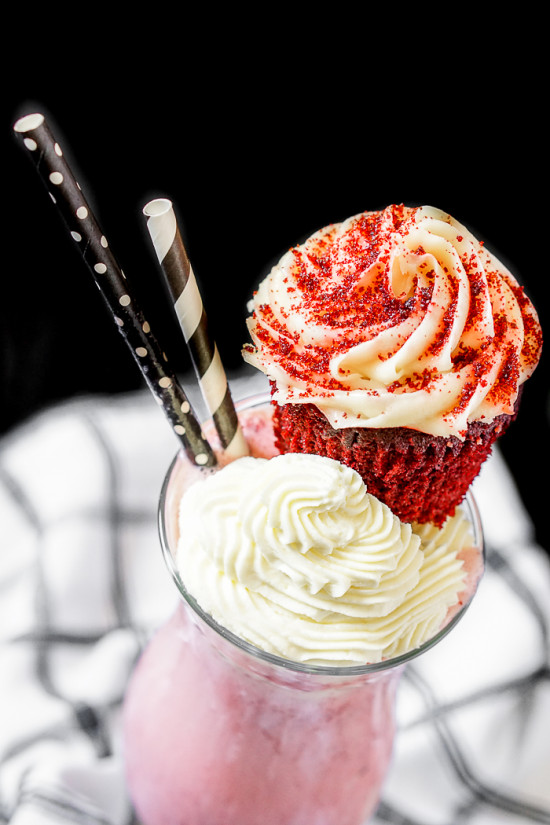 The Best Red Velvet Milkshake - The Love Nerds