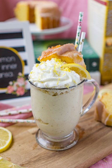 Sansa's Lemon Cake Milkshake - The Love Nerds