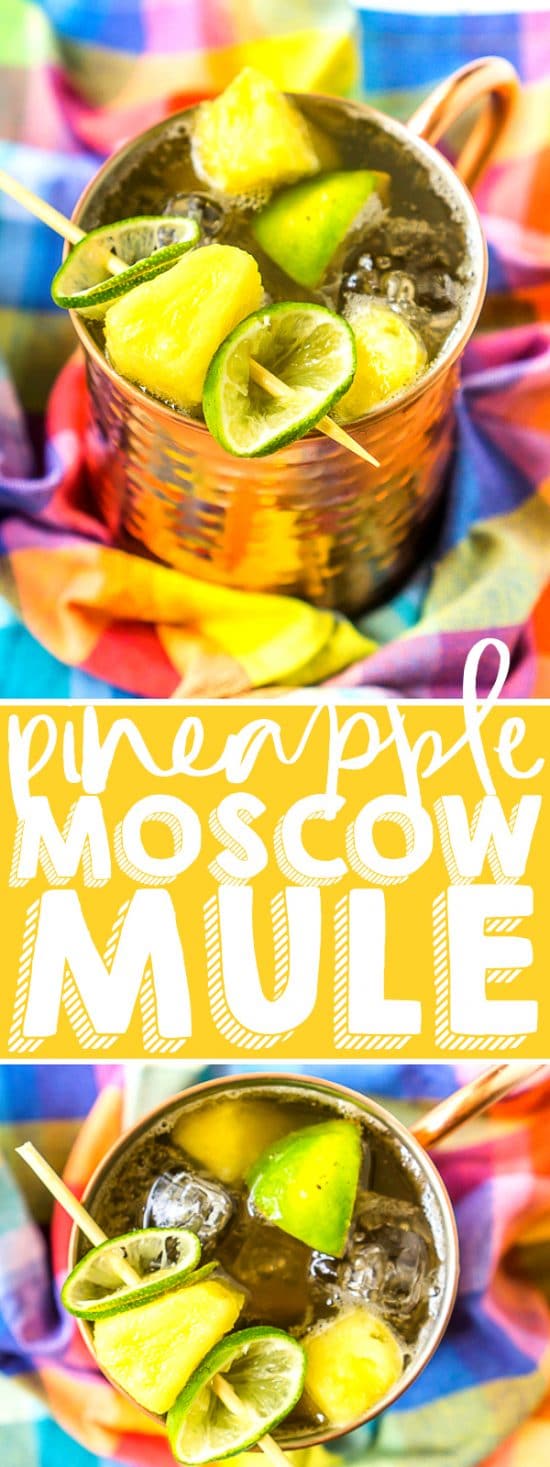 Tropical Pineapple Moscow Mule Recipe - The Love Nerds